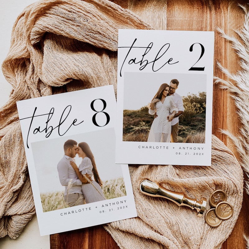Photo Table Numbers - Etsy
