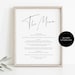Wedding Menu Sign, Printable Wedding Menu Poster, Wedding Menu Board ...