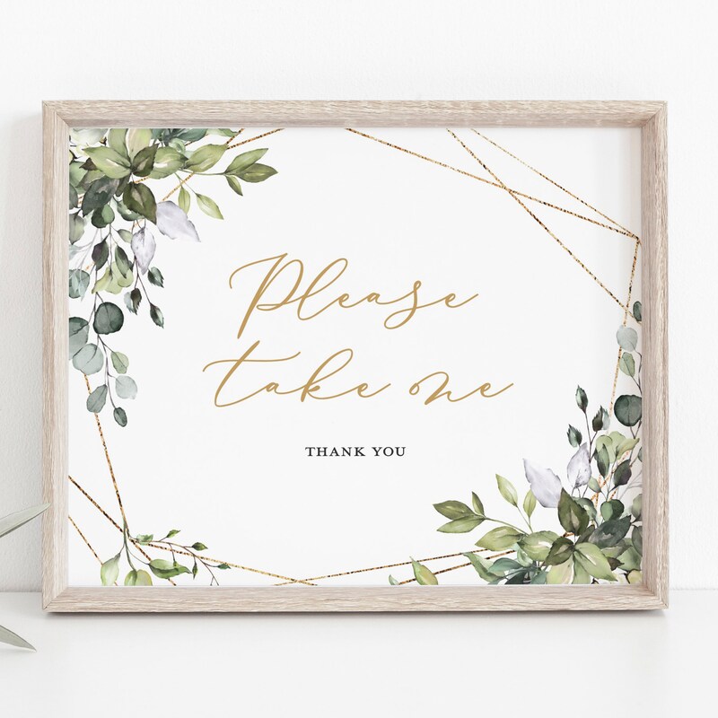 Please Take One Sign - Etsy