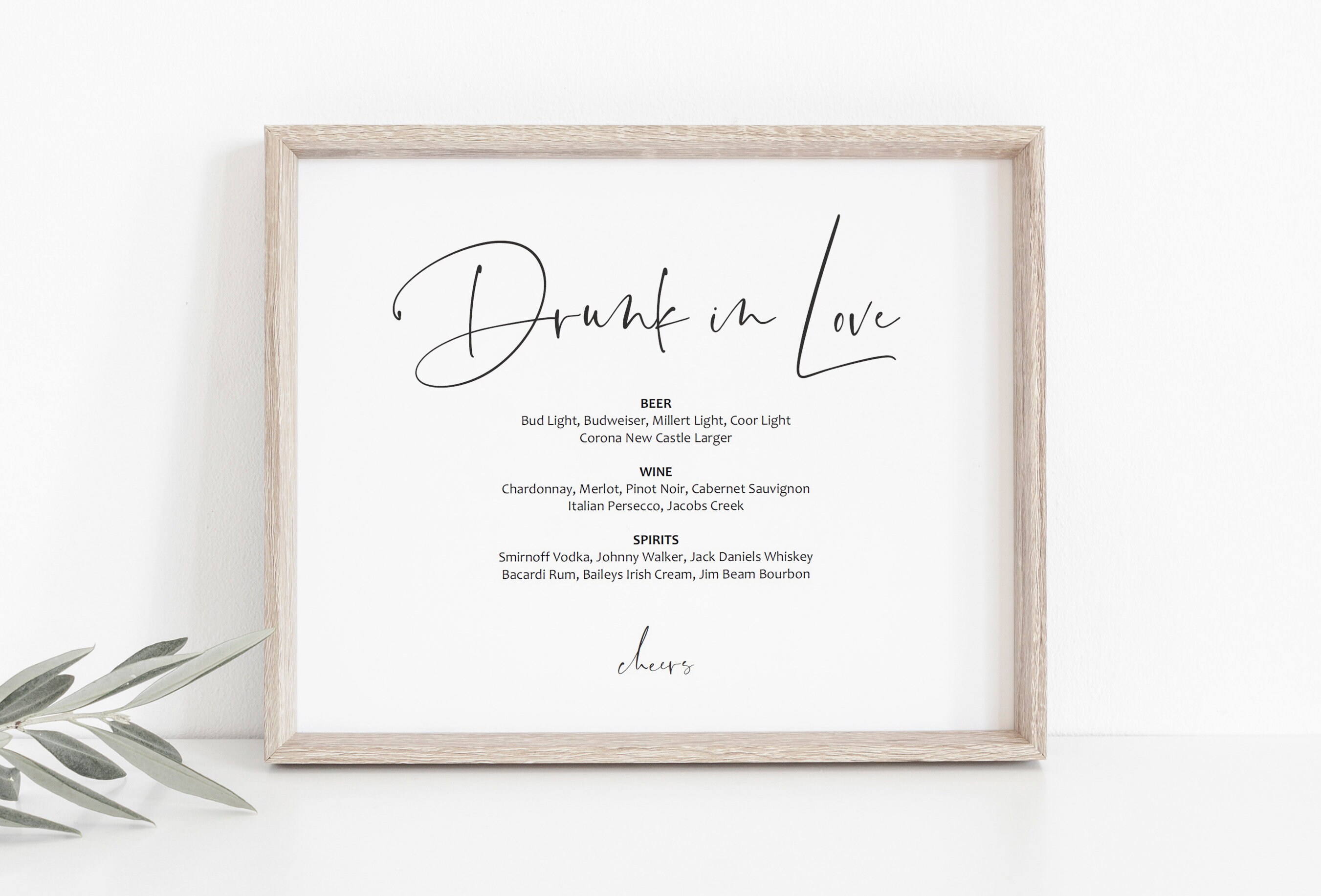 Drunk in Love Bar Sign Drunk in Love Sign Signature Drinks - Etsy