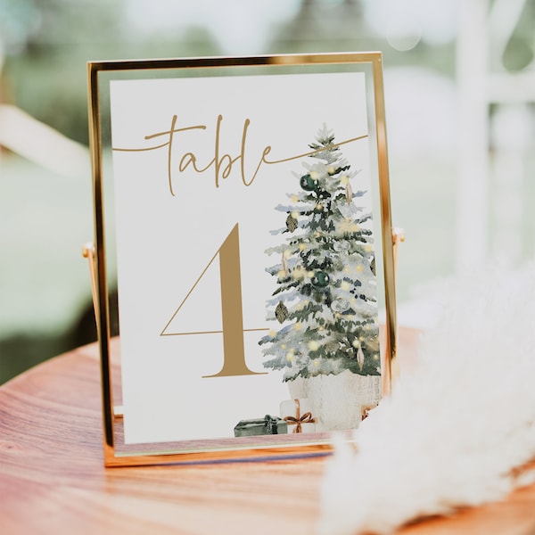 Gold Table Numbers - Etsy