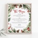 Printable Christmas Menu, Christmas Menu Sign, Holiday Menu, Printable ...