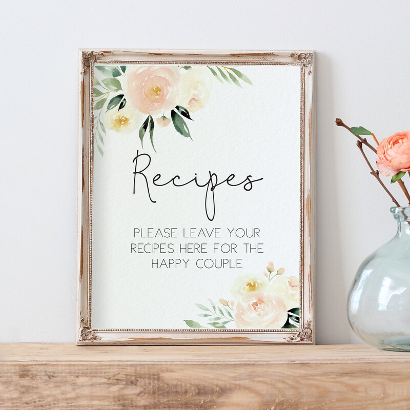 Recipe for the Bride - Etsy