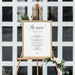 Wedding Menu Sign, Printable Wedding Menu Poster, Wedding Menu Board ...