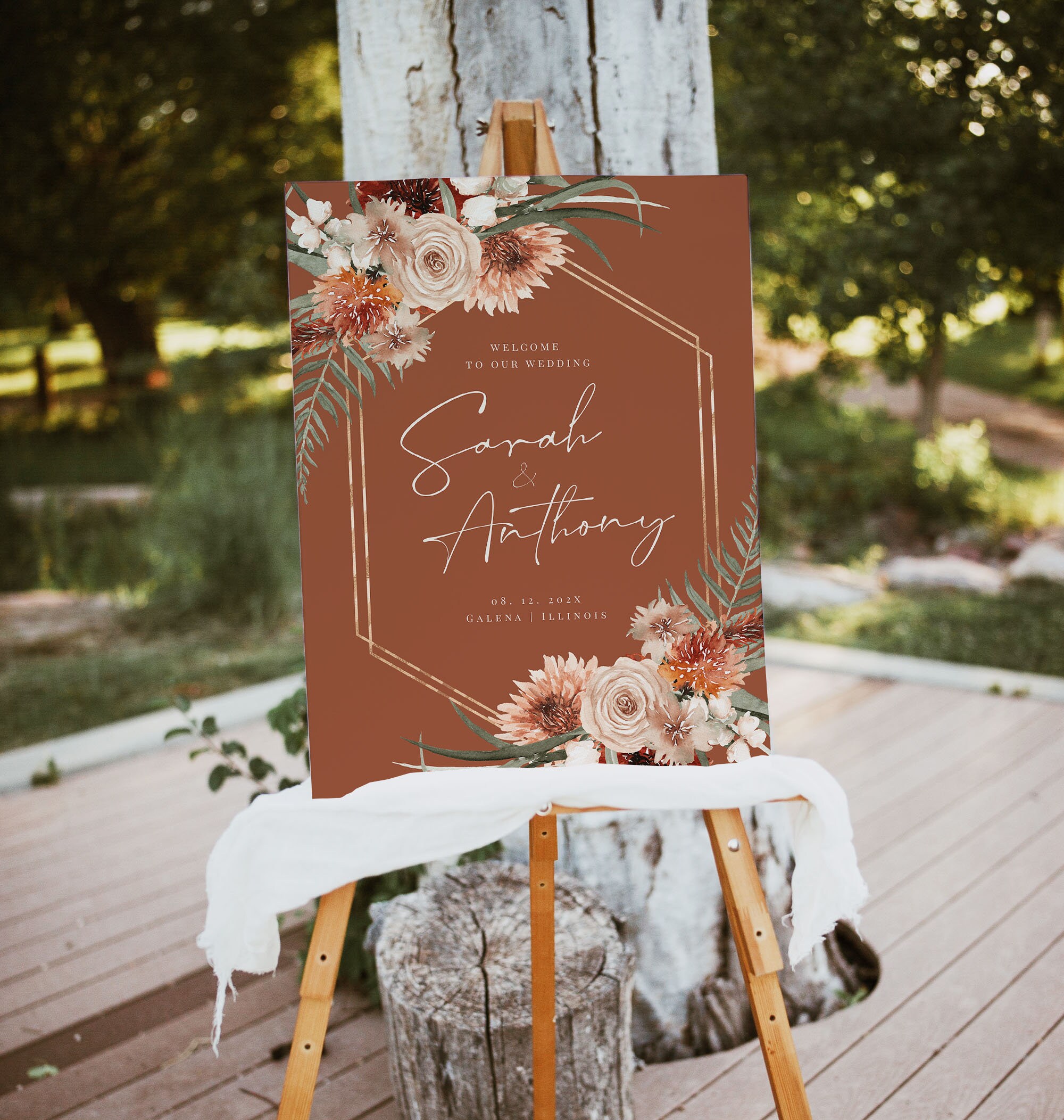 Boho Welcome Sign Poster, Shower Welcome Sign, Floral Welcome Sign ...