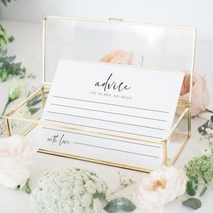 Wedding Advice Sign Template, Printable Advice Cards, Wedding Signs ...