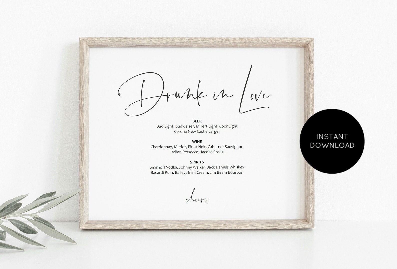 Drunk in Love Bar Sign Drunk in Love Sign Signature Drinks - Etsy