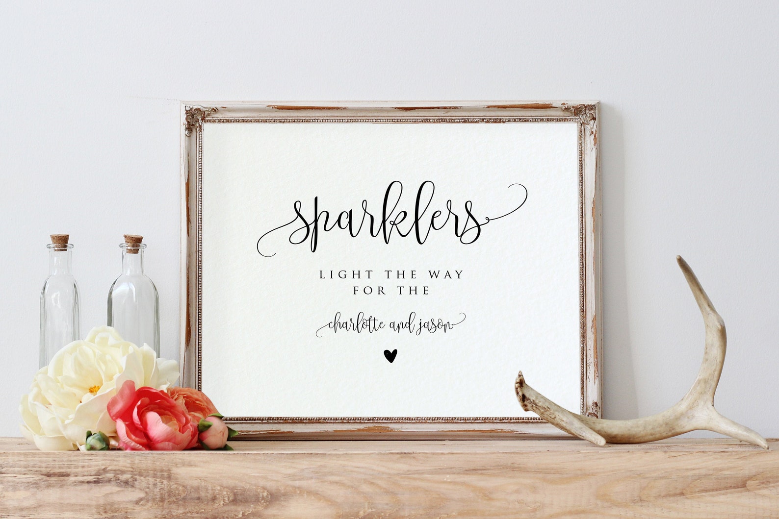 Sparklers Printable Sparkler Sign Template Wedding Sparklers | Etsy