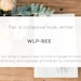 Bee Menu Card Honeybee Menu Template Party Menu Instant - Etsy