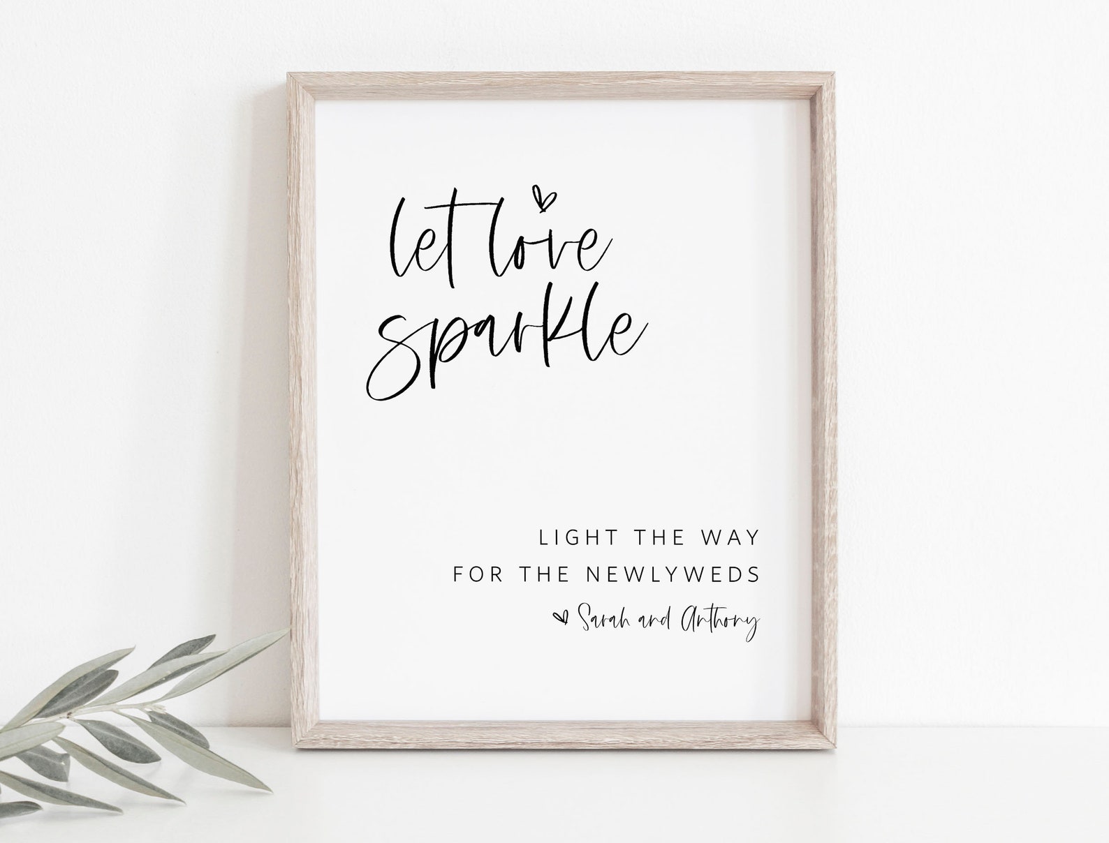Let Love Sparkle Sign Sparkler Send off Sign Wedding - Etsy