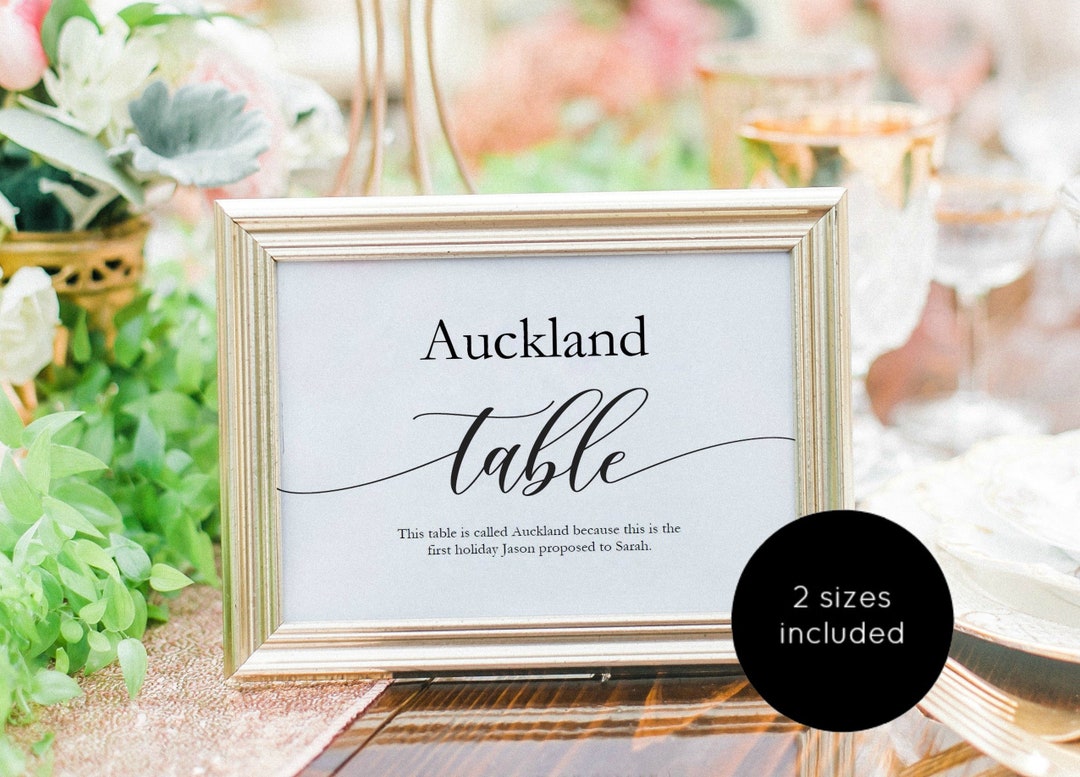 Cities Table Numbers, Travel Theme Table Numbers, 4x6", 5x7" Horizontal ...