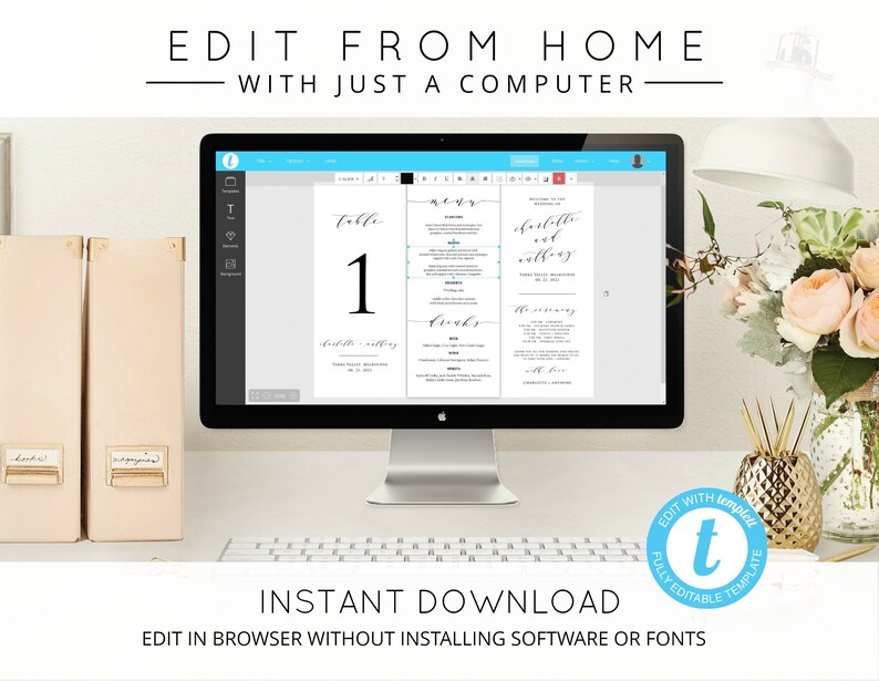 Script Wedding Tri-fold Table Number Tri-fold Table Menu - Etsy