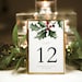 Christmas Printable Table Numbers, Holiday Table Numbers, 5x7, Templett ...