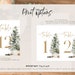 Christmas Printable Table Numbers, Holiday Table Numbers, 5x7 & 4x6 ...