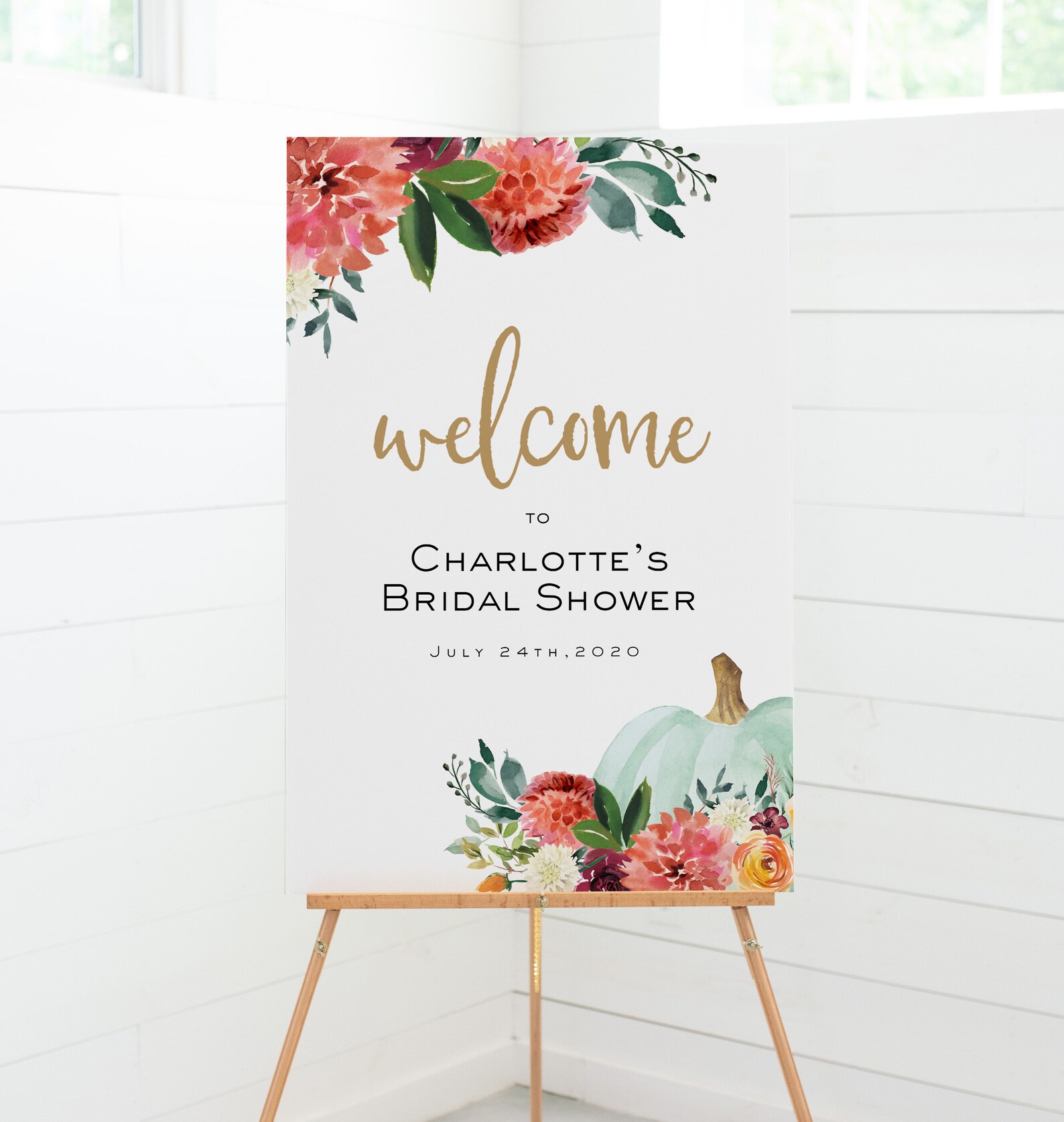 Fall Welcome Sign Welcome Poster Printable Autumn Welcome | Etsy