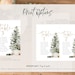 Christmas Seating Chart Cards, Holiday Seating Chart Wedding, Printable ...