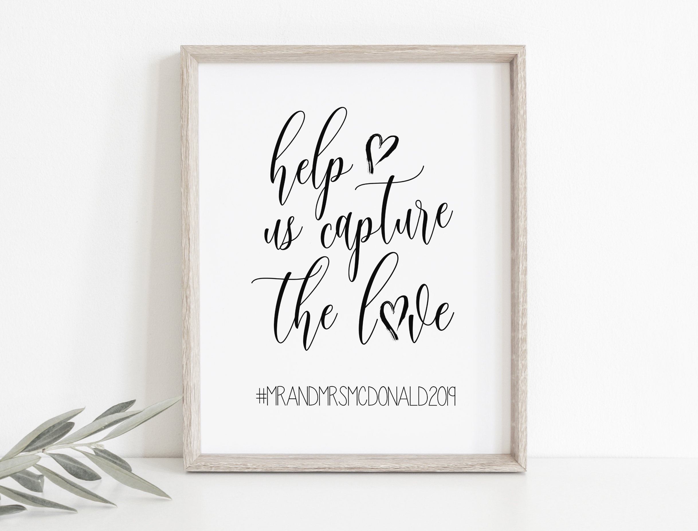 Help Us Capture the Love Sign Wedding Sign Template Wedding - Etsy