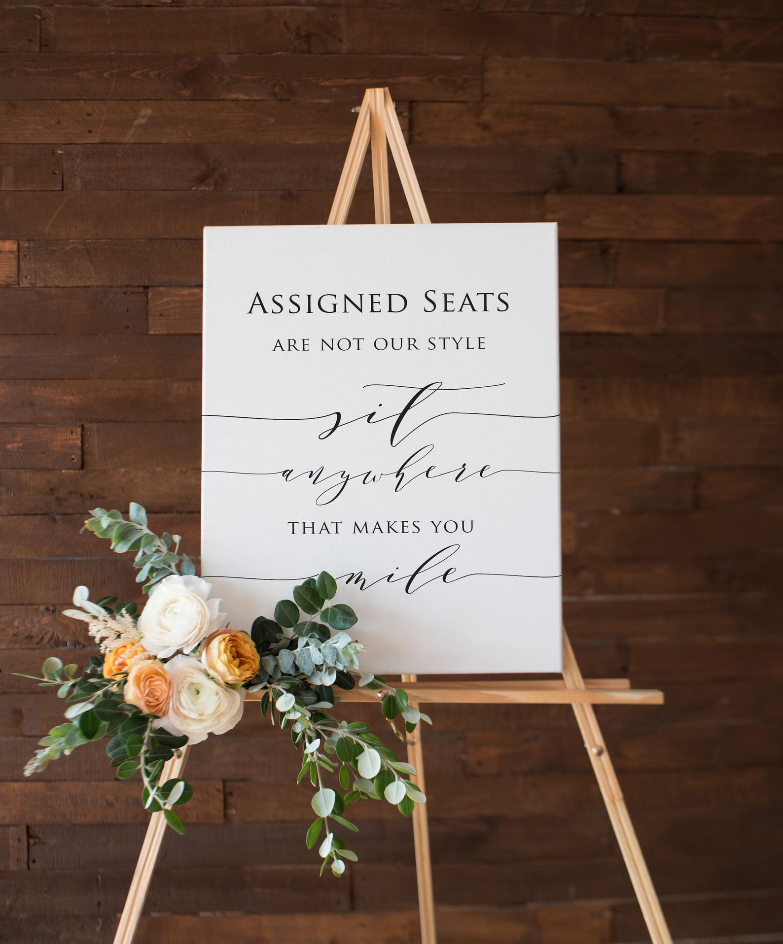 Assigned Seating Poster Wedding Seating Poster Choose a - Etsy