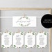 Christmas Table Seating Chart, Printable Holly Christmas Seating Plan ...