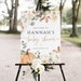 Pumpkin Welcome Sign Poster, Shower Welcome Sign, Fall Welcome Sign ...