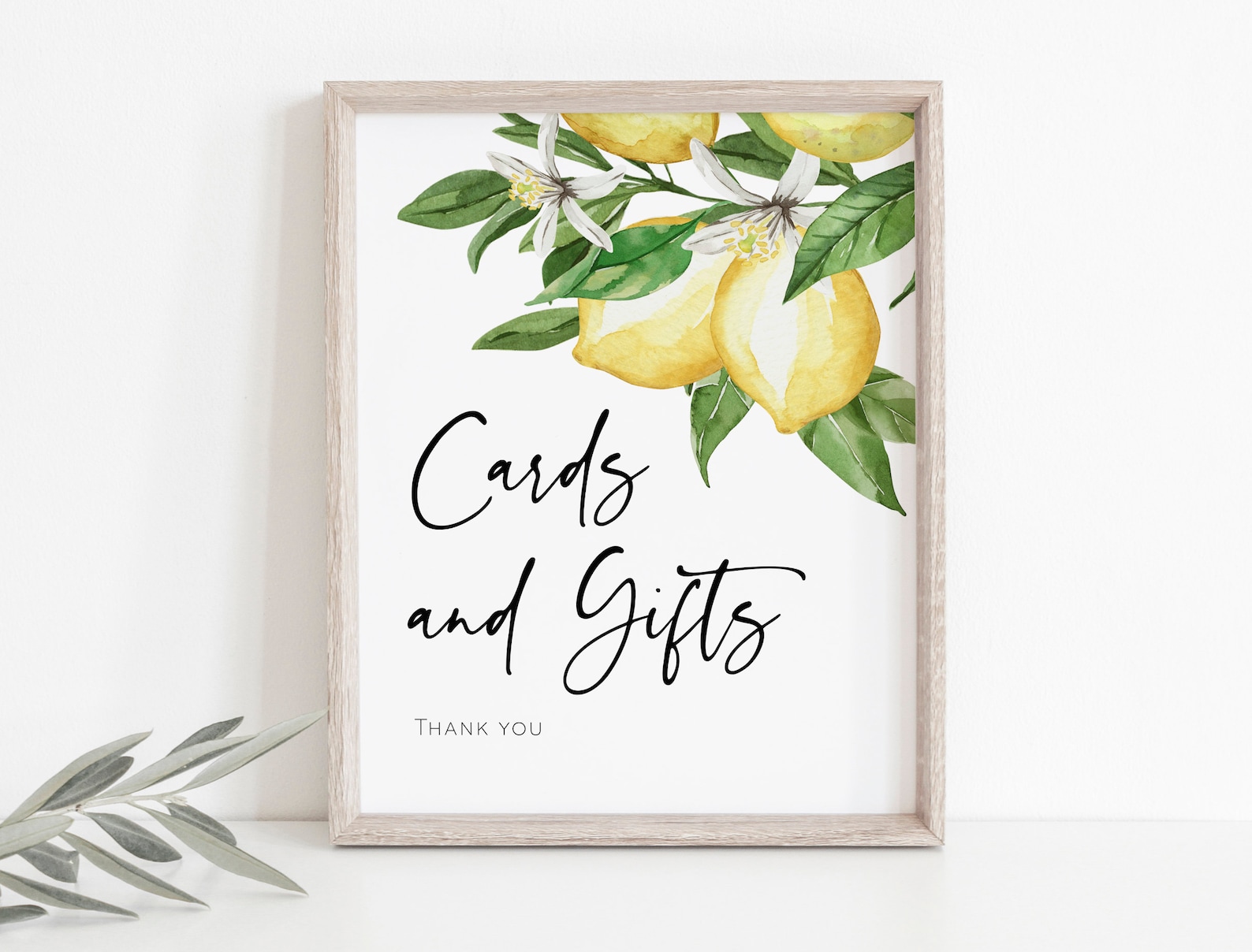 Lemon Cards and Gifts Sign Cards and Gifts Sign Printable | Etsy