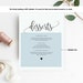 Dessert Menu Sign, Printable Desserts Sign Template, Printable Wedding ...