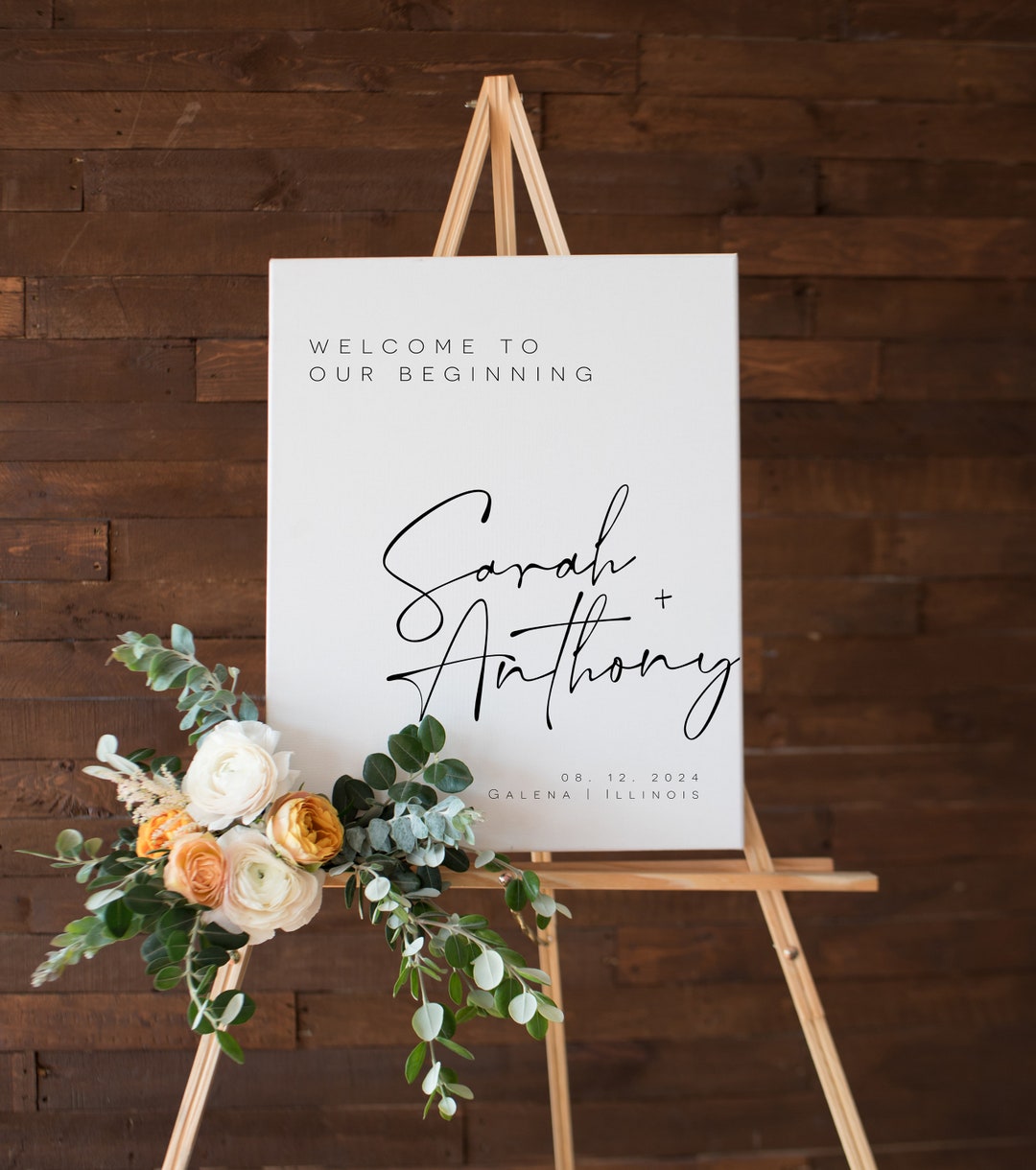 Wedding Welcome Sign, Welcome Poster, Printable Wedding Welcome ...