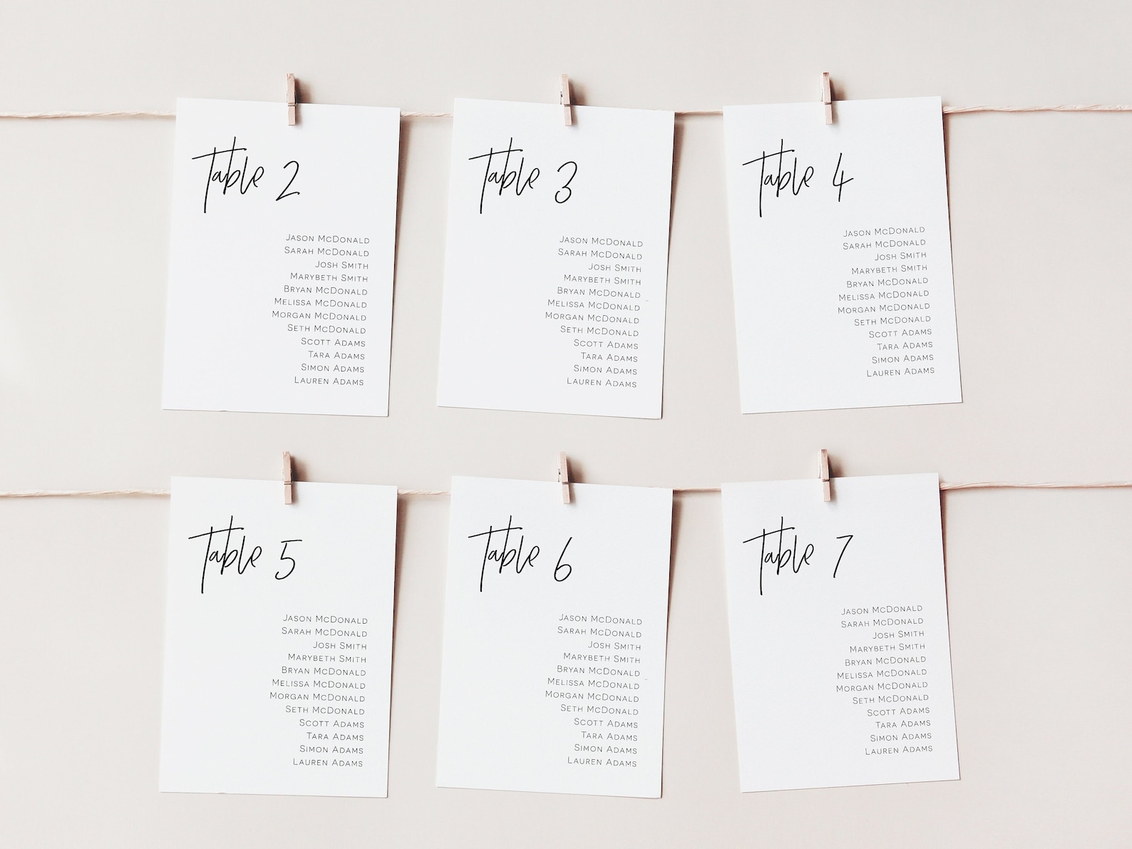 Seating Chart Cards Table Seating Wedding Seating Cards - Etsy