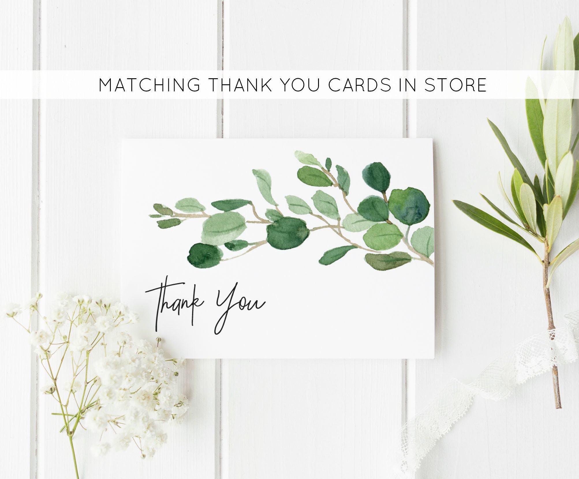 Cards and Gifts Sign Greenery Cards Sign Template Printable - Etsy