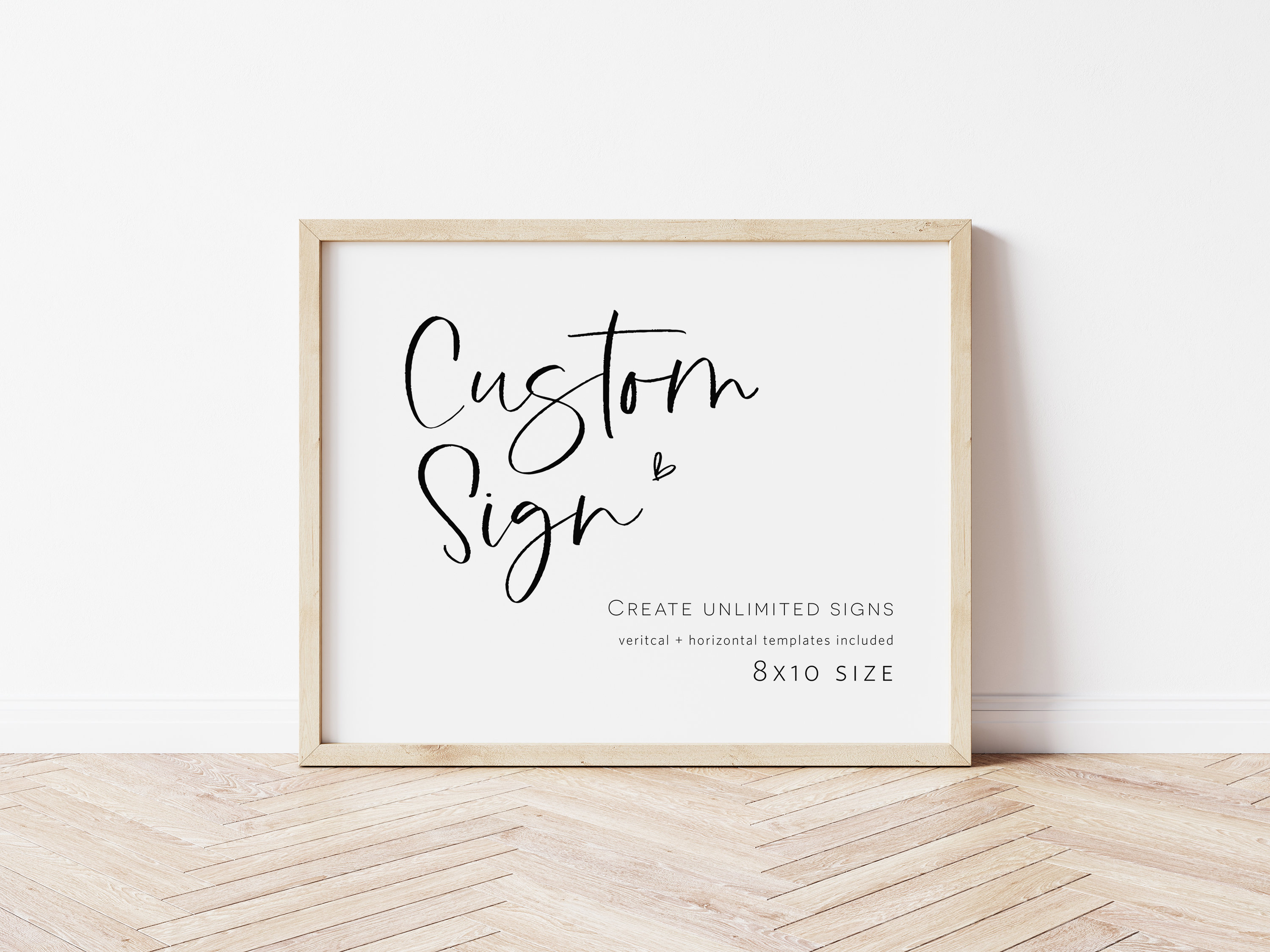 Editable Custom Wedding Sign Template Modern Wedding Sign - Etsy