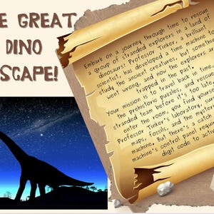 Ultimate Dinosaur Escape Room Kit - Fun and Educational Adventure for ...