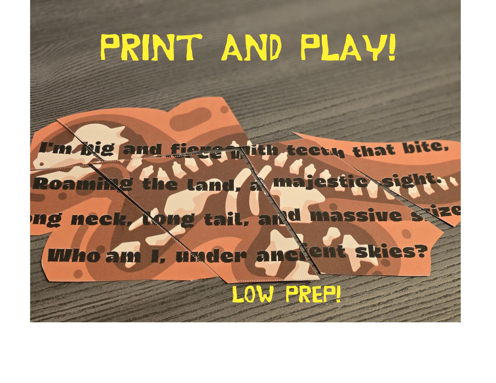 Dinosaur Escape Room Kit Printable | Classroom & Party Escape Room Game ...