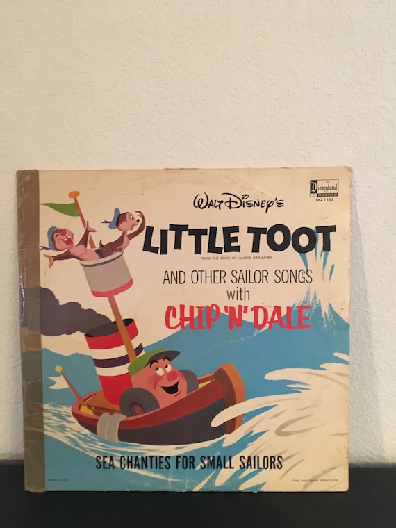 Vintage Disney Little Toot With Chip & Dale - Etsy
