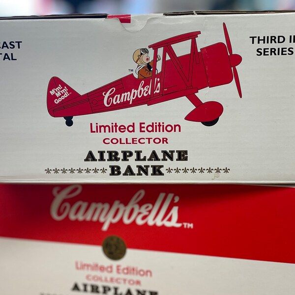 Metal Airplane Bank - Etsy