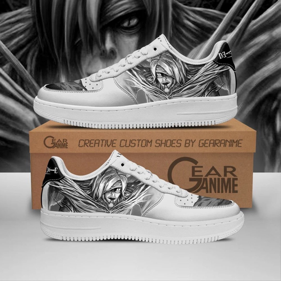 Death Note Rem Shoes Custom Anime AF1048 - Etsy