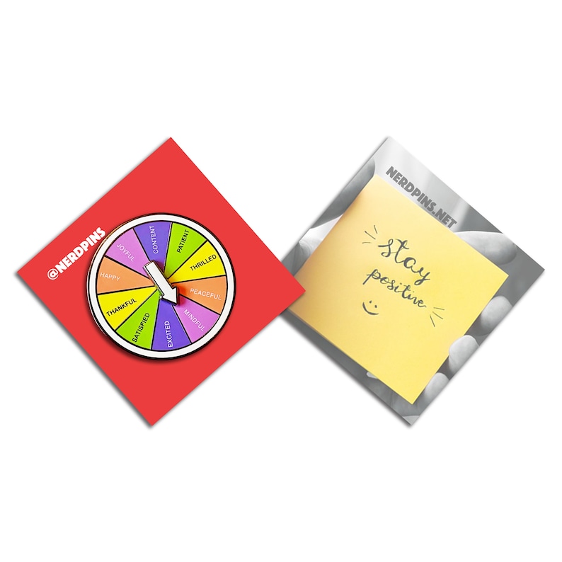 Mindfulness Wheel Pin spins - Etsy