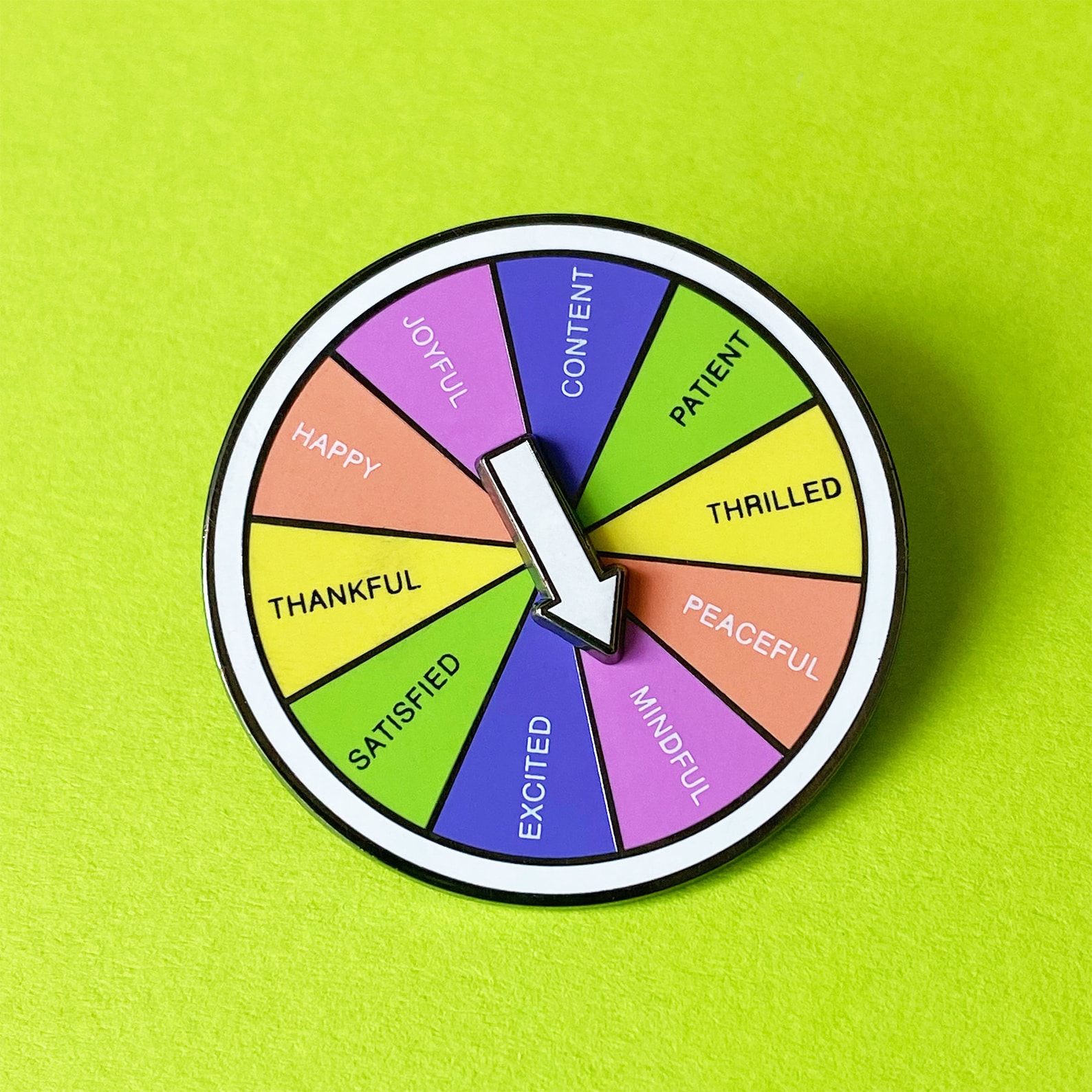Mindfulness Wheel Pin [spins!] - Etsy