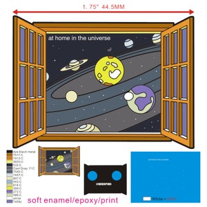Universe Window Pin - Etsy