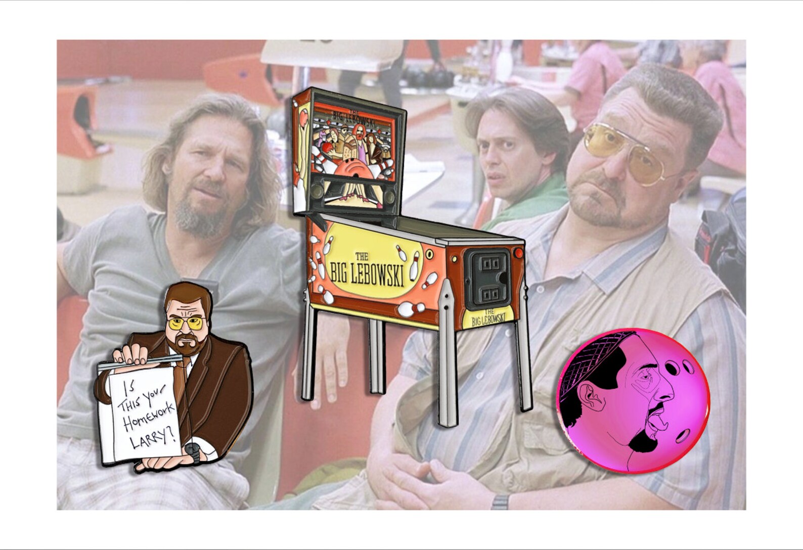 Lebowski 13x19 Print | Etsy