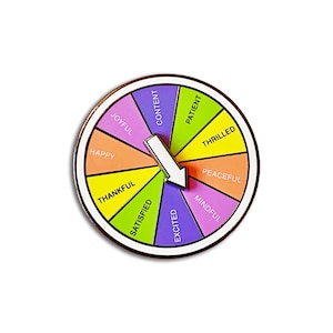 Mindfulness Wheel Pin [spins!] - Etsy
