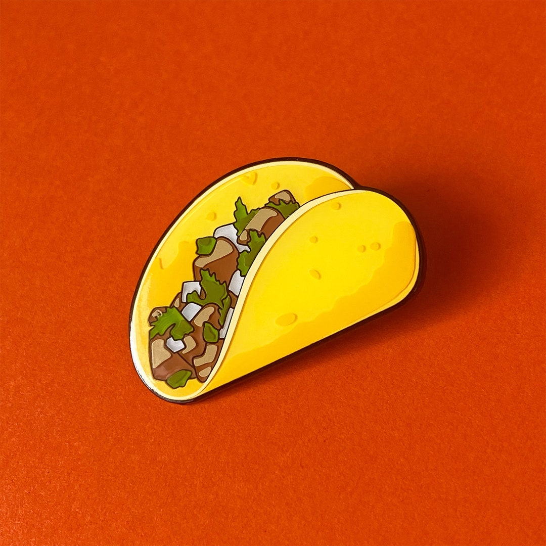 Taco Pin - Etsy