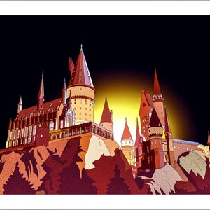 Magic School 13x19 Print - Etsy