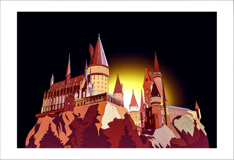 Magic School 13x19 Print | Etsy