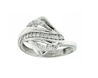Gorgeous 925 Silver CZ Ring - Etsy