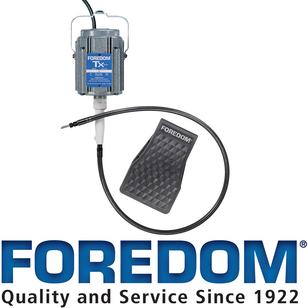 Foredom TX-TXR Hang-up Style Motor With Electronic Foot Control Pedal ...