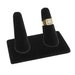 Black Velvet 2 Ring Jewelry Display Holder Long Finger Showcase Stand ...