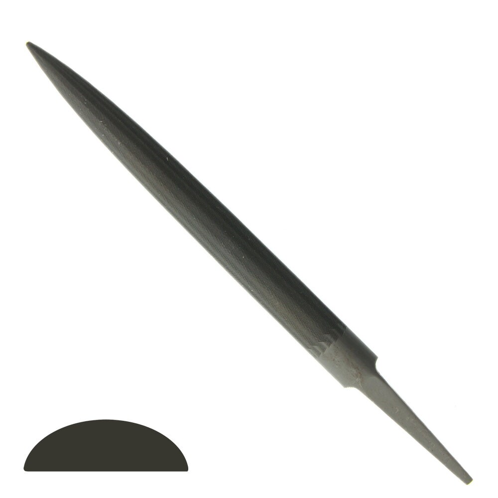 Craft Supplies & Tools File Swiss Cut #2 150Mm Narrow Half Round 6 ...