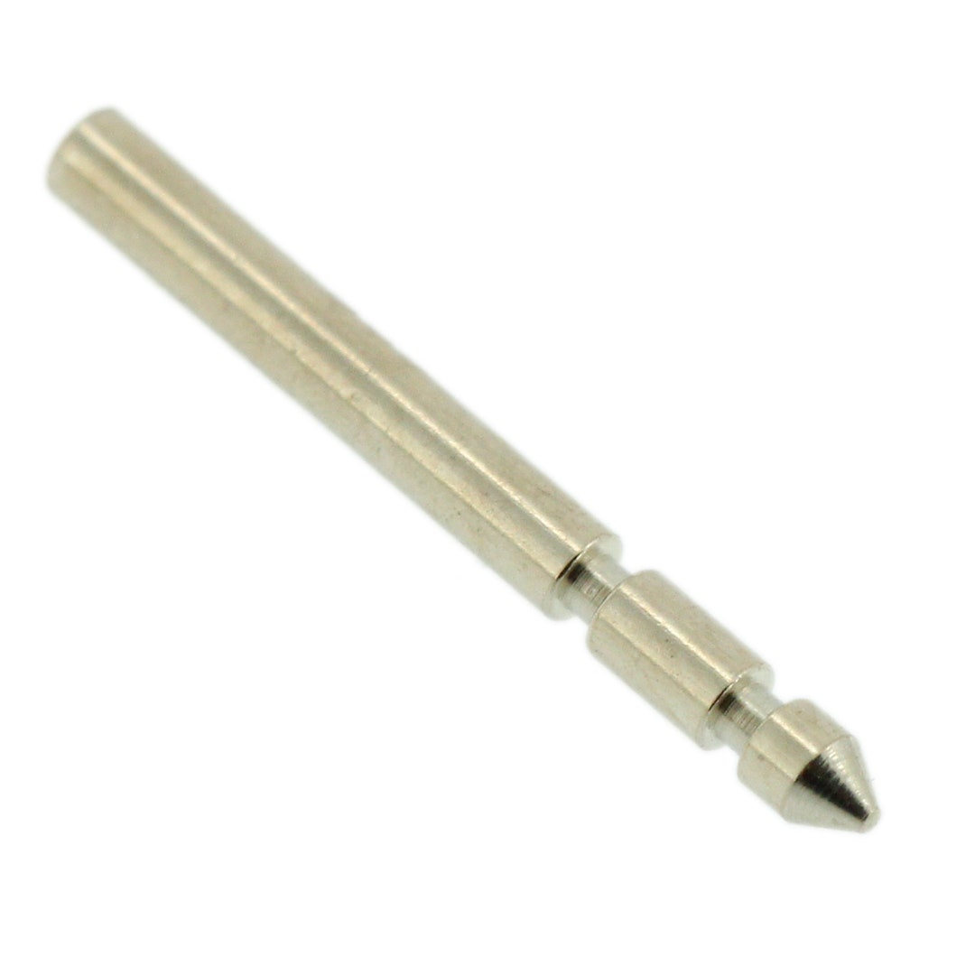 14K White Gold Solid La Pousette Double Groove Earring Post - Etsy