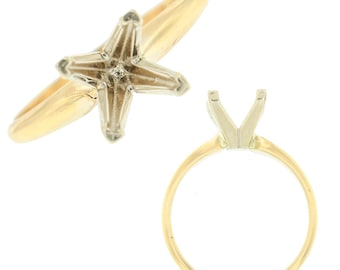 Princess Setting Ring - Etsy