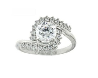 Gorgeous 925 Silver CZ Ring - Etsy